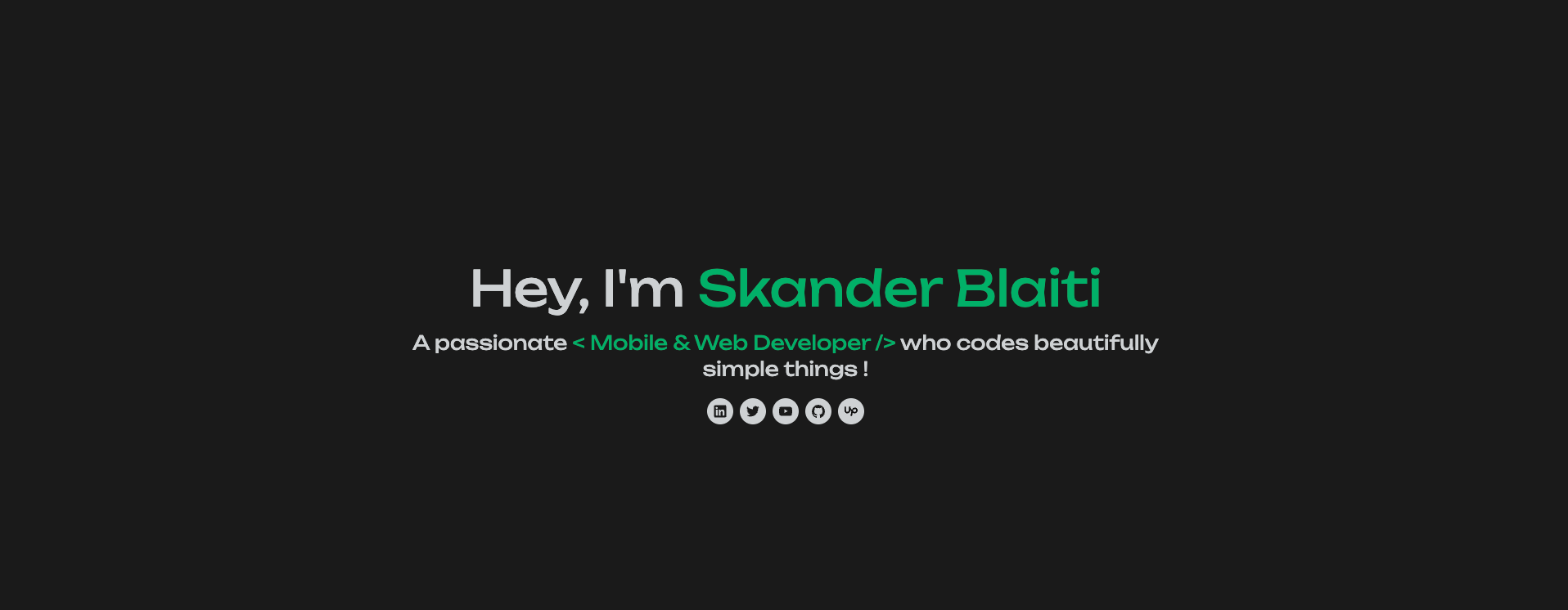 Skander Blaiti - Mobile & Web Developer